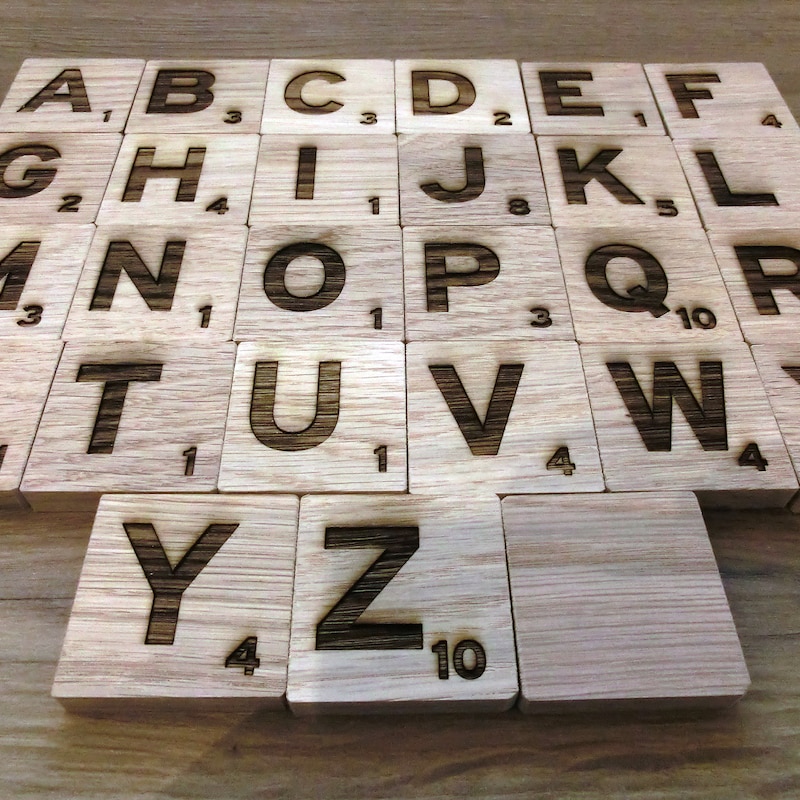 Large Scrabble Tiles - Etsy UK
