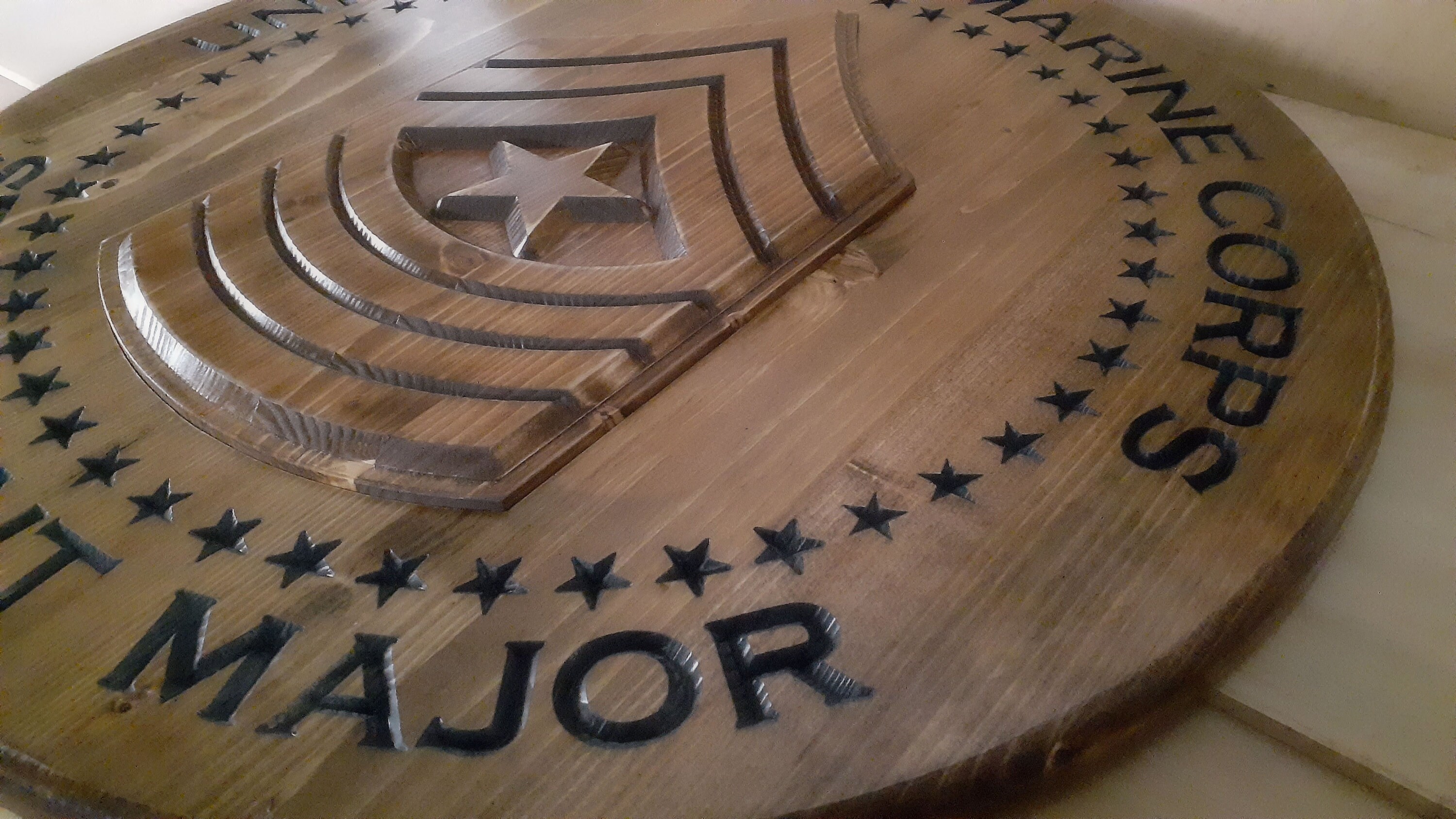 USMC Staff NCO Series Carved Wood Plaque Sergeant Major | Etsy