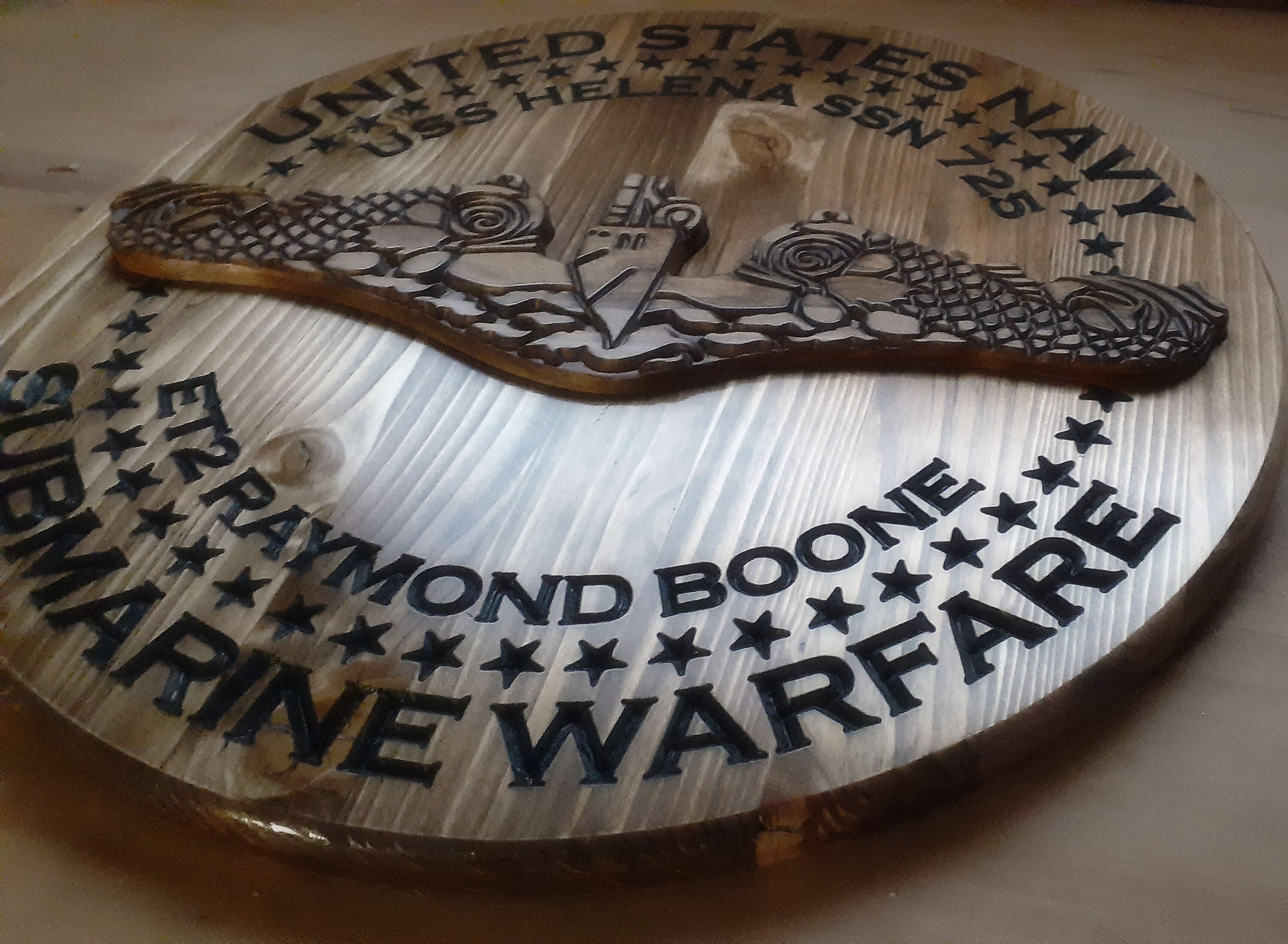 US Navy Submarine Warfare Plaque - Free Customization! Military Signs ...