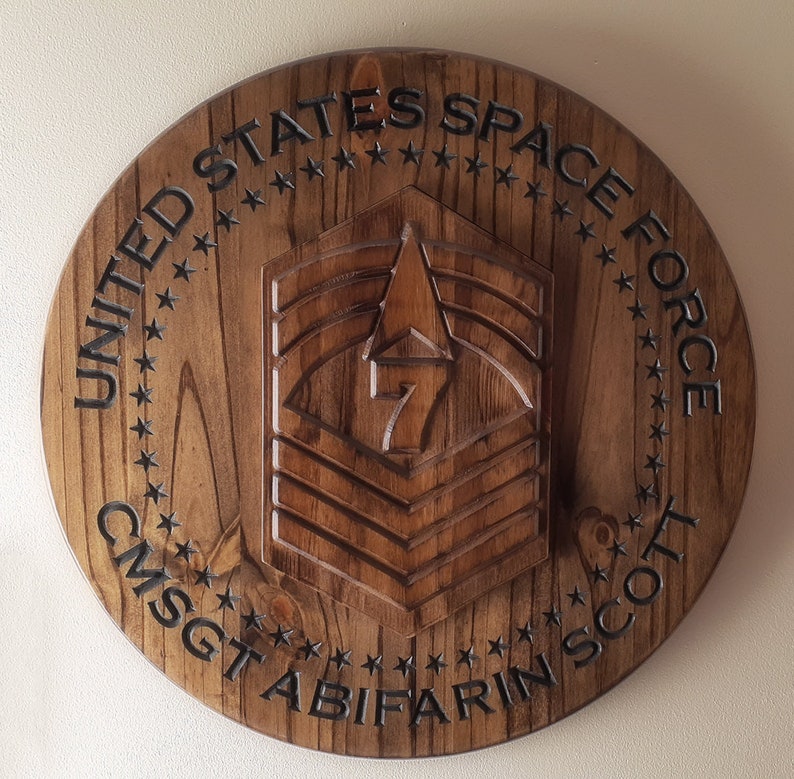 USSF Master Sergeant Series Chief Master Sergeant Promotion - Etsy