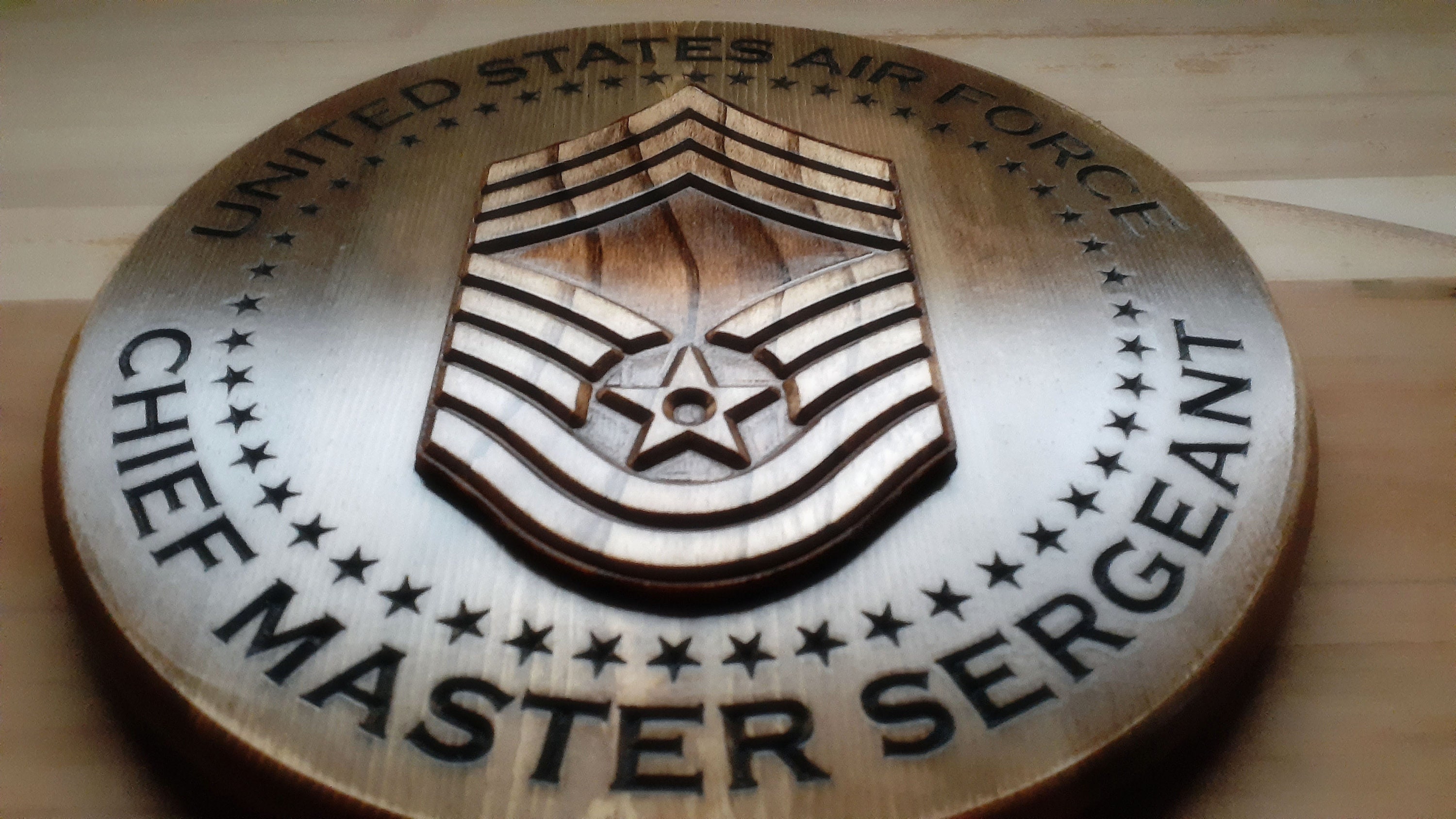 USAF Master Sergeant Series Chief Master Sergeant Promotion - Etsy UK