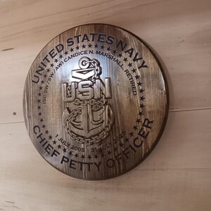 US Navy Chief Petty Officer Plaques - Chief Petty Officer Promotion ...