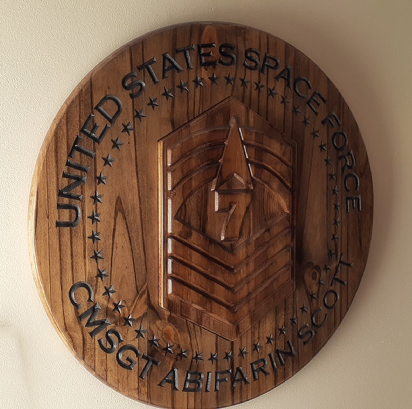 USSF Master Sergeant Series Chief Master Sergeant Promotion | Etsy ...