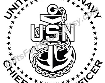 Chief Petty Officer Svg | Etsy
