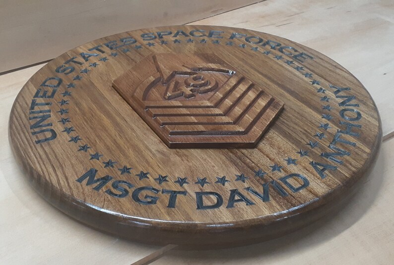USSF Senior Enlisted Plaques - Chief Master Sergeant Promotion - Senior ...