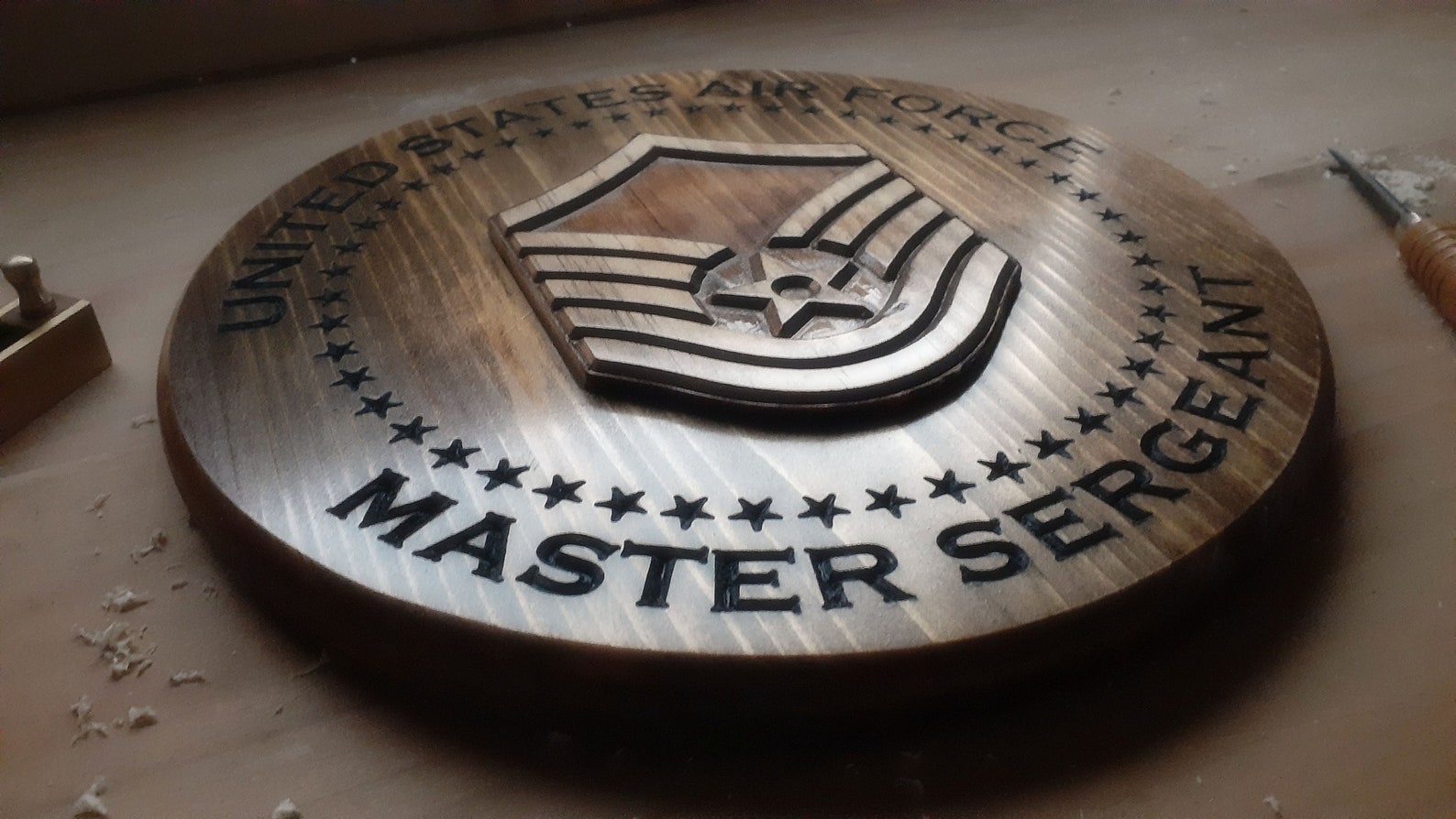 USAF Master Sergeant Series Chief Master Sergeant Promotion | Etsy