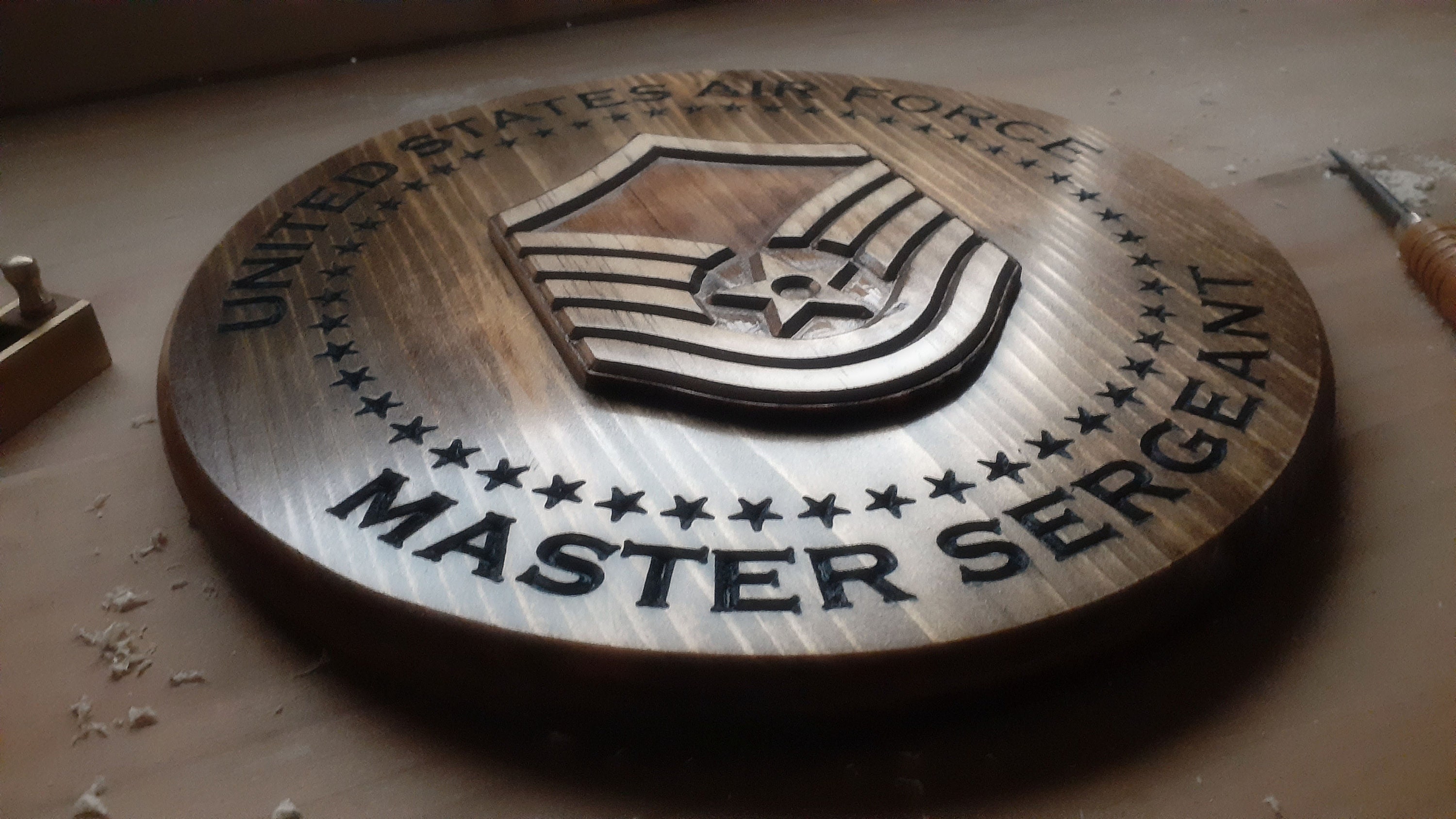 USAF Master Sergeant Series Chief Master Sergeant Promotion | Etsy