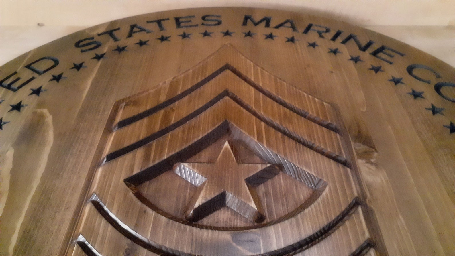 USMC Staff NCO Series Carved Wood Plaque Sergeant Major | Etsy