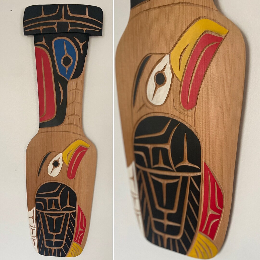NORTHWEST COAST First Nations 25 Eagles Paddle by Neil Baker, Squamish ...
