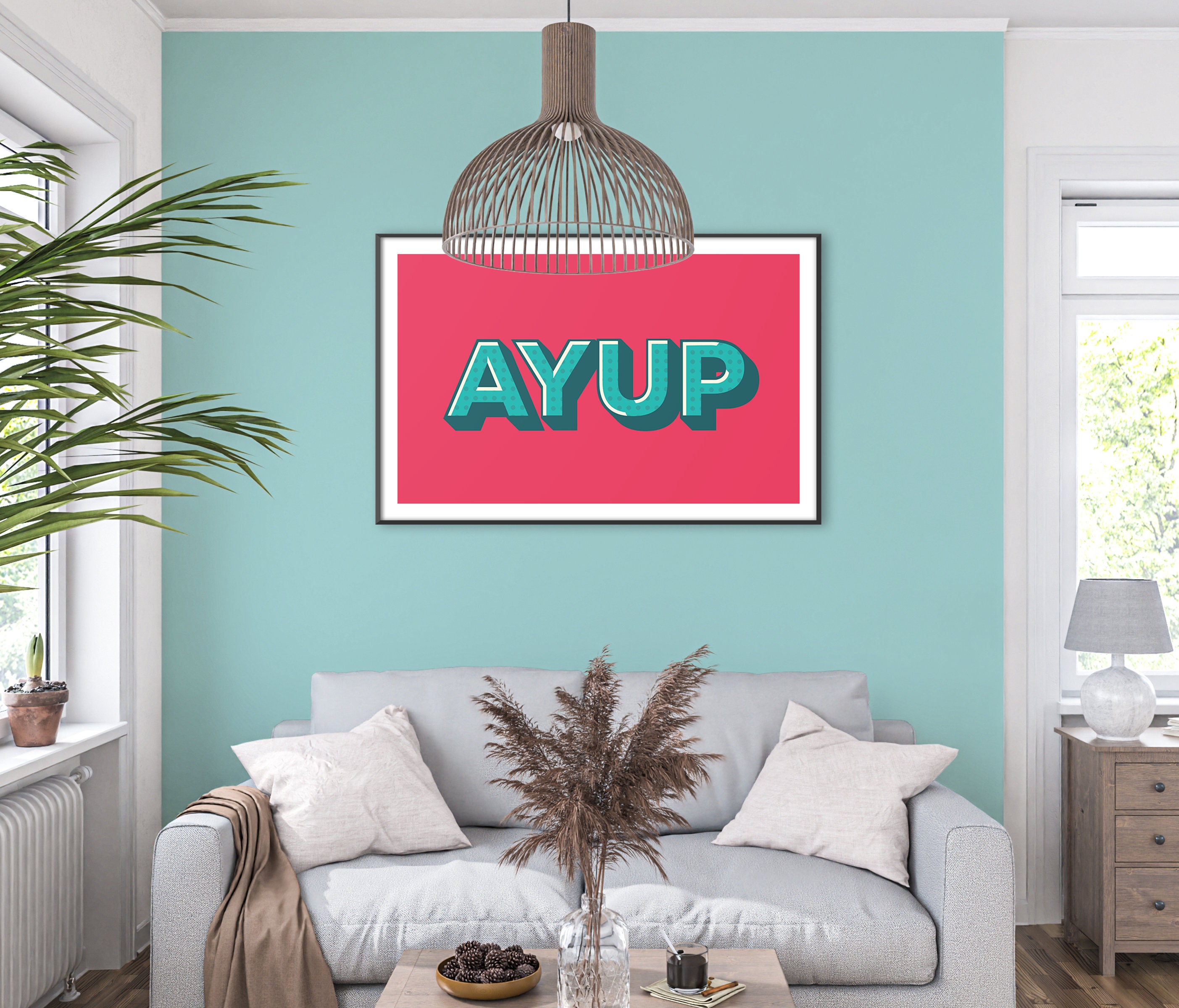 Ayup Print / Yorkshire Slang Print / Northern Slang Print - Etsy UK