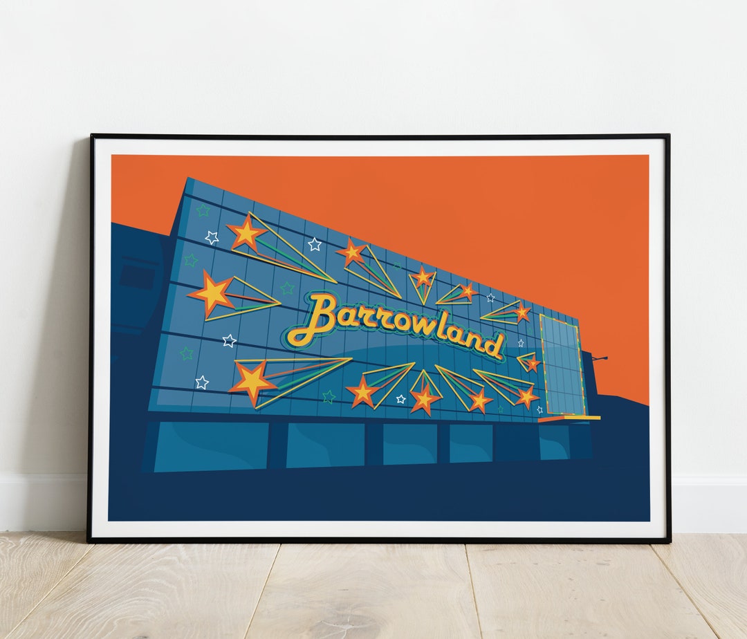 The Barrowland Ballroom Art Print / Barrowlands Art Print / Glasgow ...