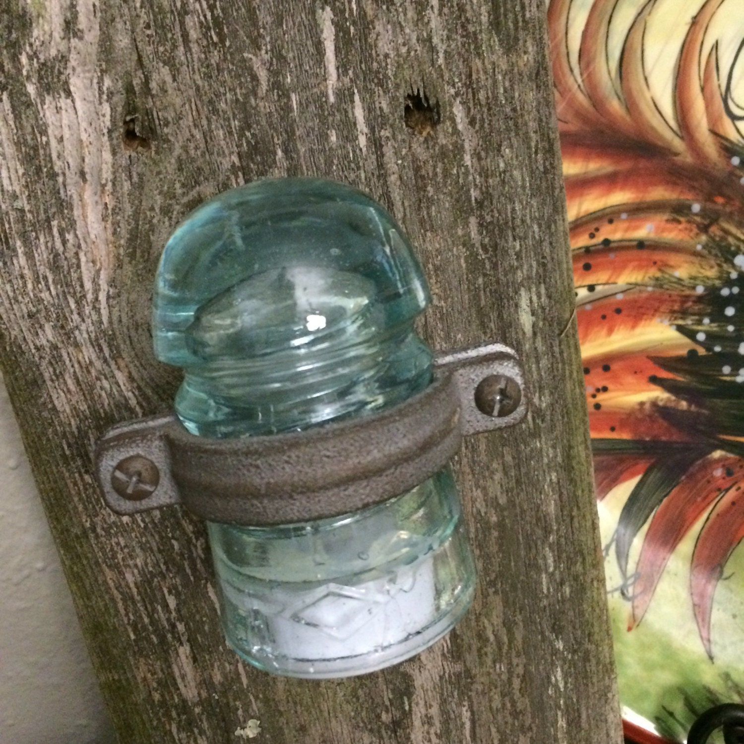 Glass Insulators Repurposed