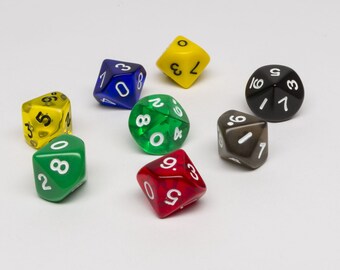 D10 dice | Etsy