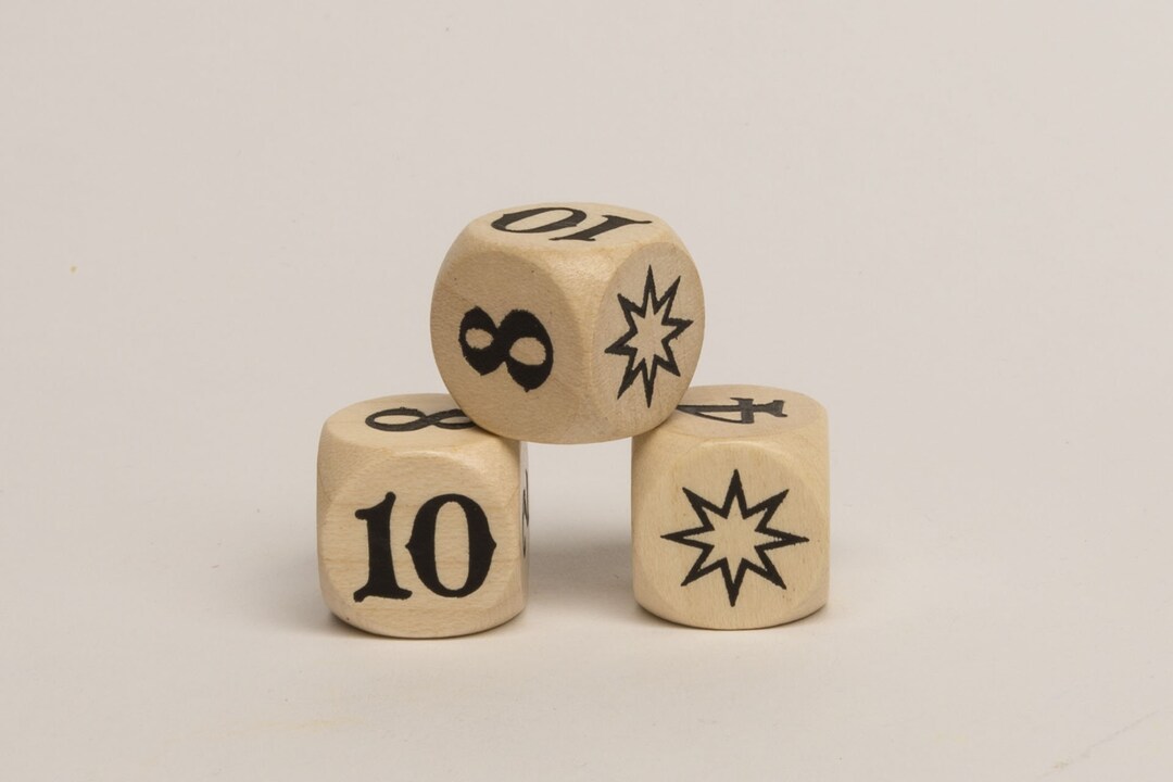 Number Dice 2/4/6/8/10/star - Etsy