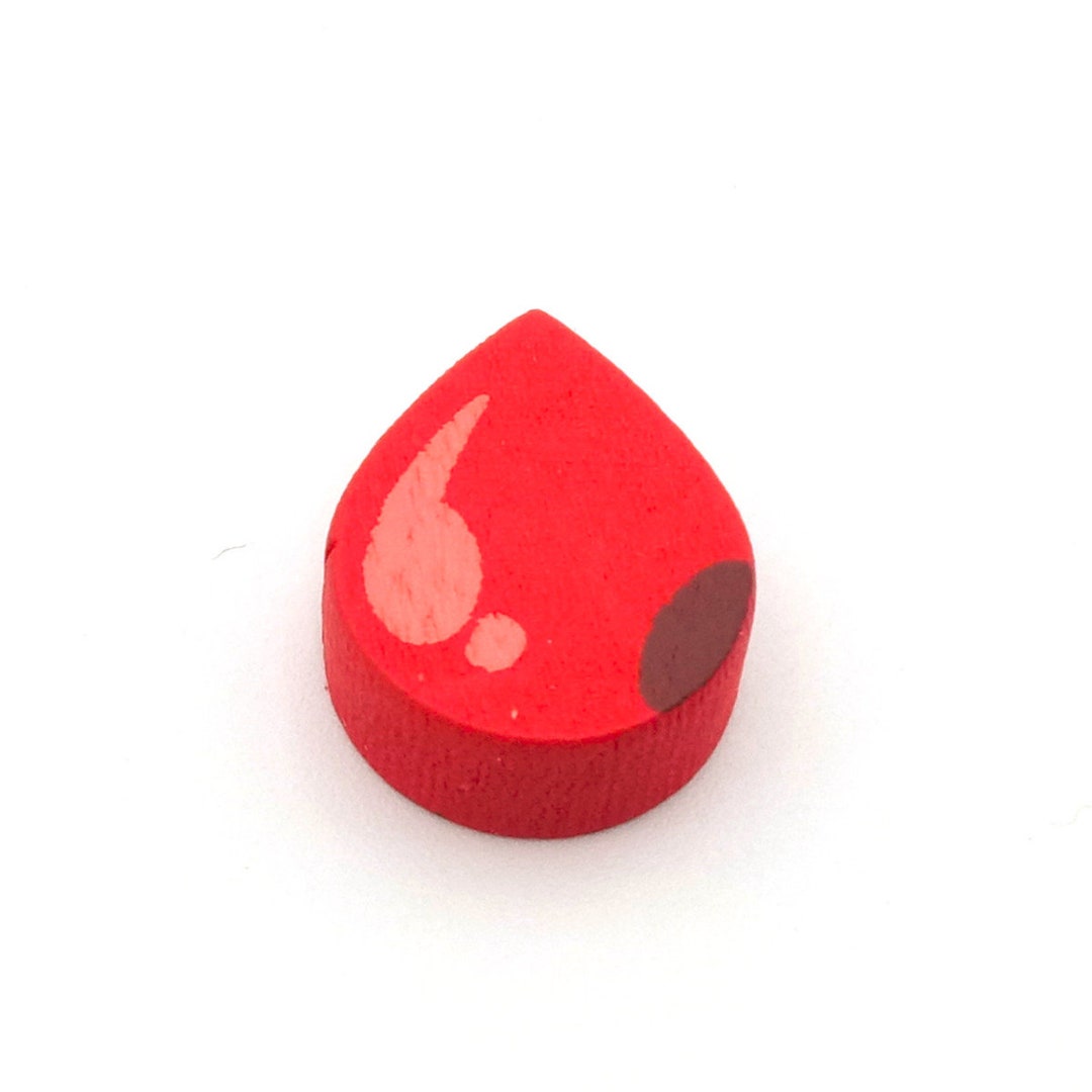 Blood Drop Token - Etsy