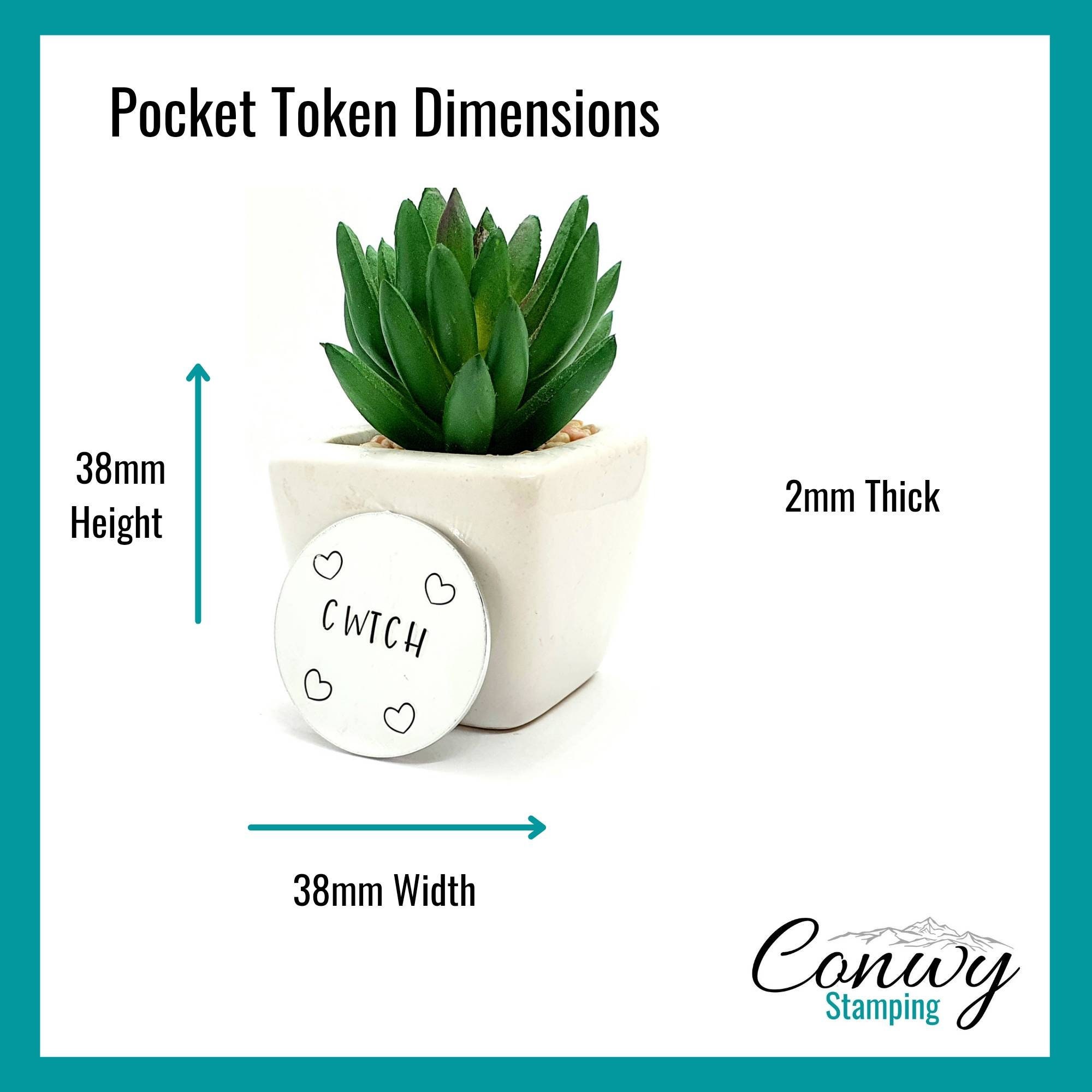 Pocket Token Gift. You're Not Alone. There for You - Etsy UK