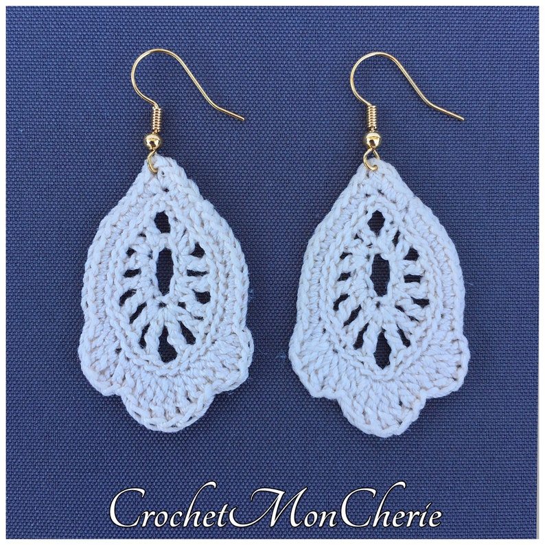 Instant Download Crochet Pattern PDF Jewelry Earring - Etsy