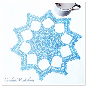 Crochet Doily PATTERN: Suddenly Sunshine Doily - Instant Download PDF ...