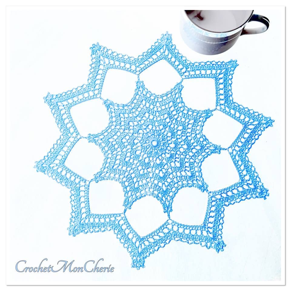 Crochet Doily PATTERN: Suddenly Sunshine Doily Instant | Etsy