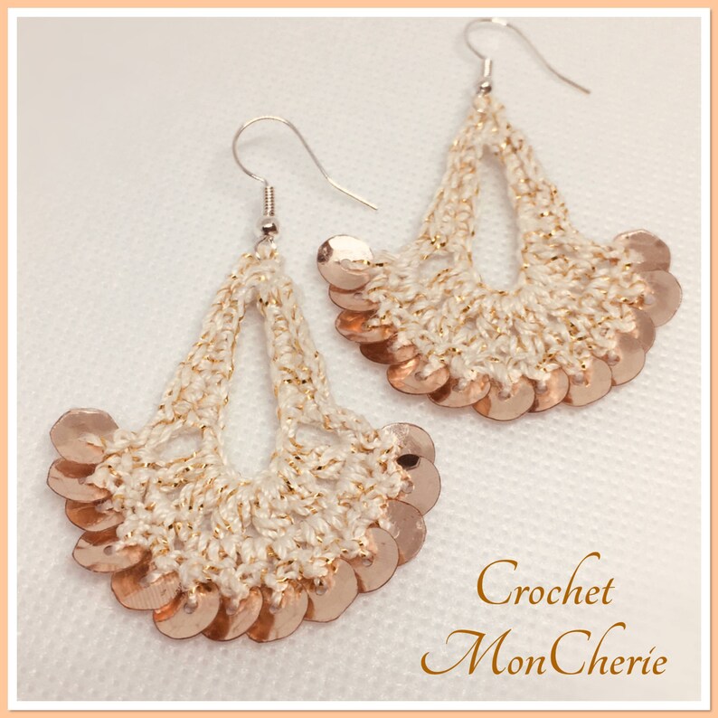 Instant Download Crochet Pattern PDF Jewelry Sequin - Etsy