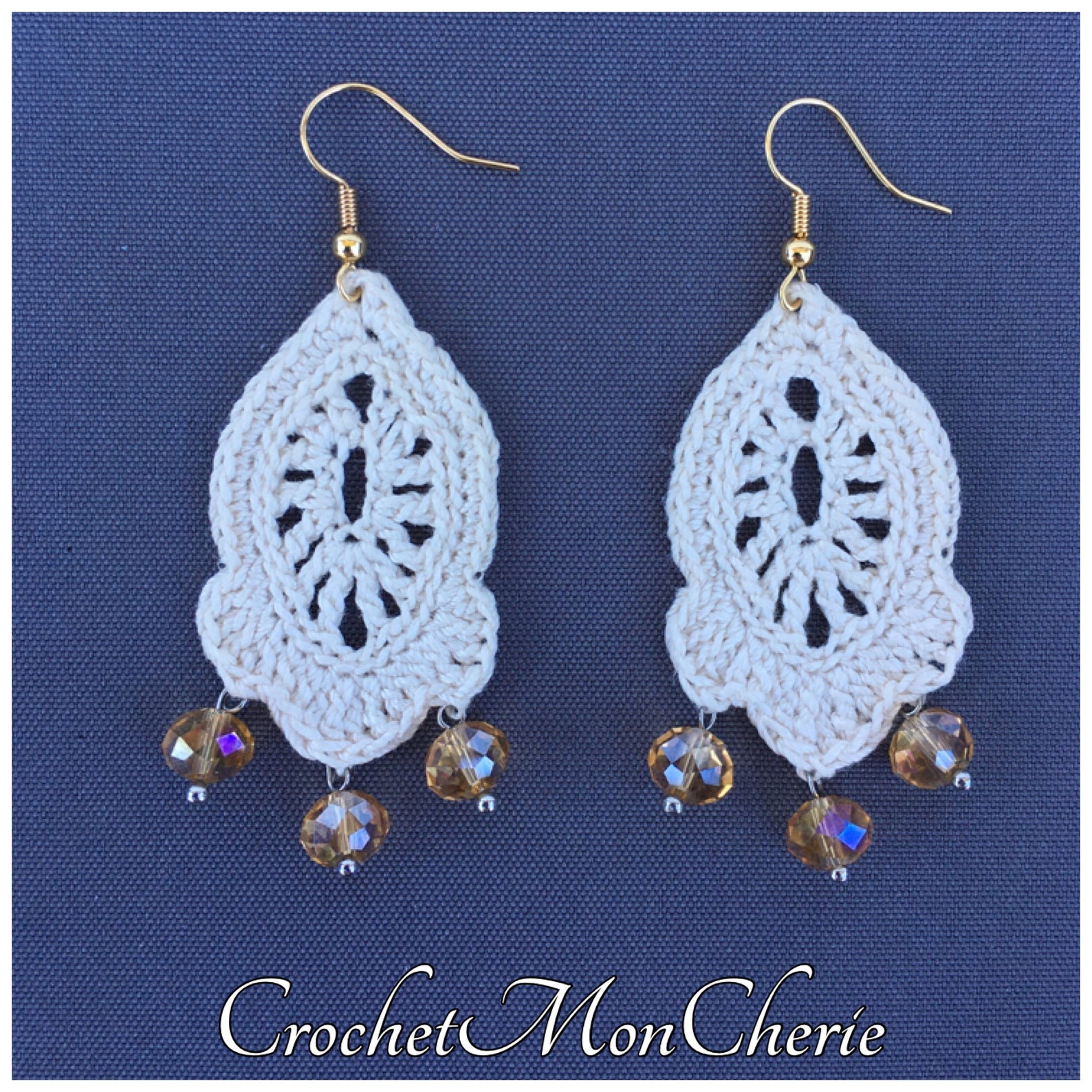 Instant Download Crochet Pattern PDF Jewelry Earring - Etsy