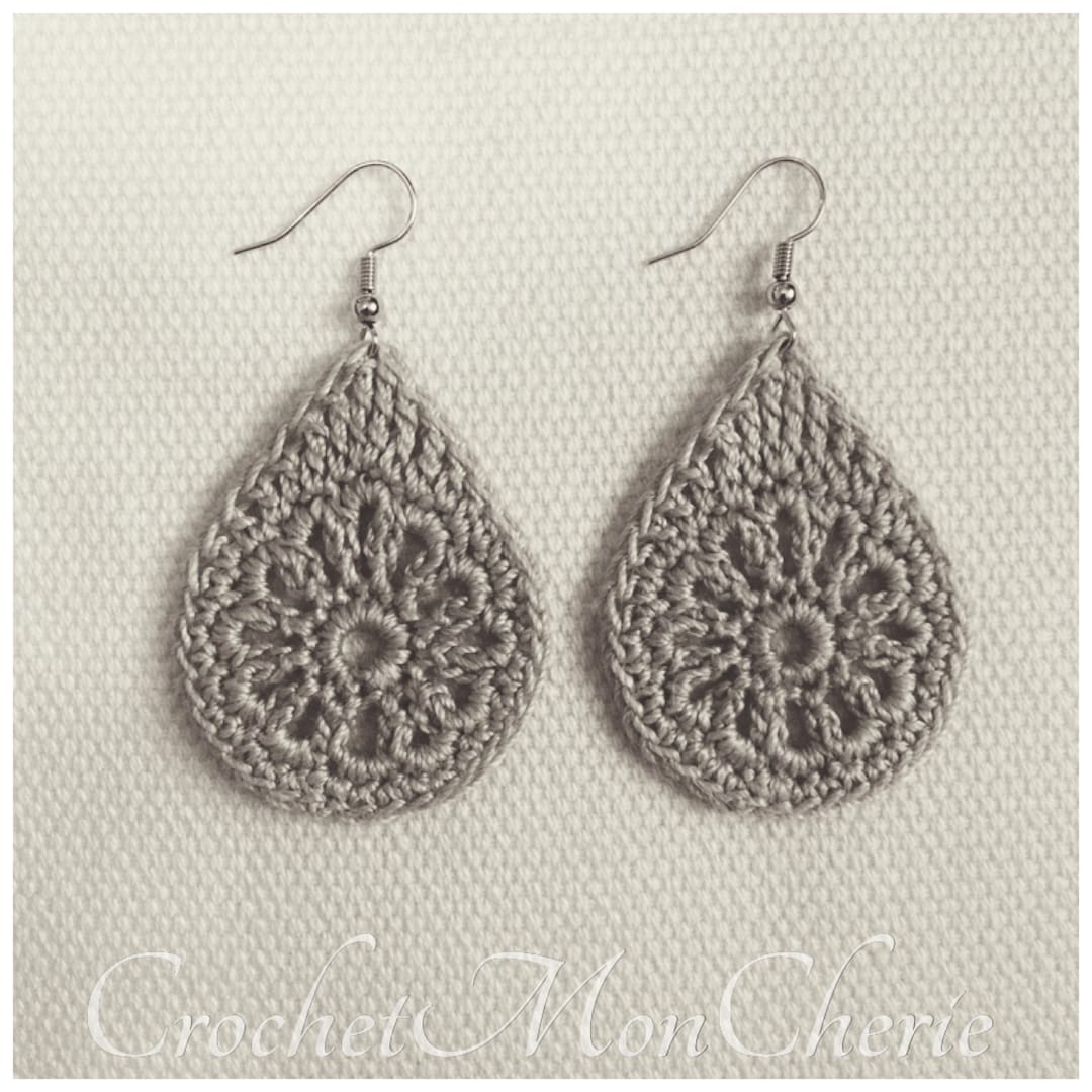 Instant Download Crochet Pattern PDF Jewelry - Earring March 2021 - Etsy