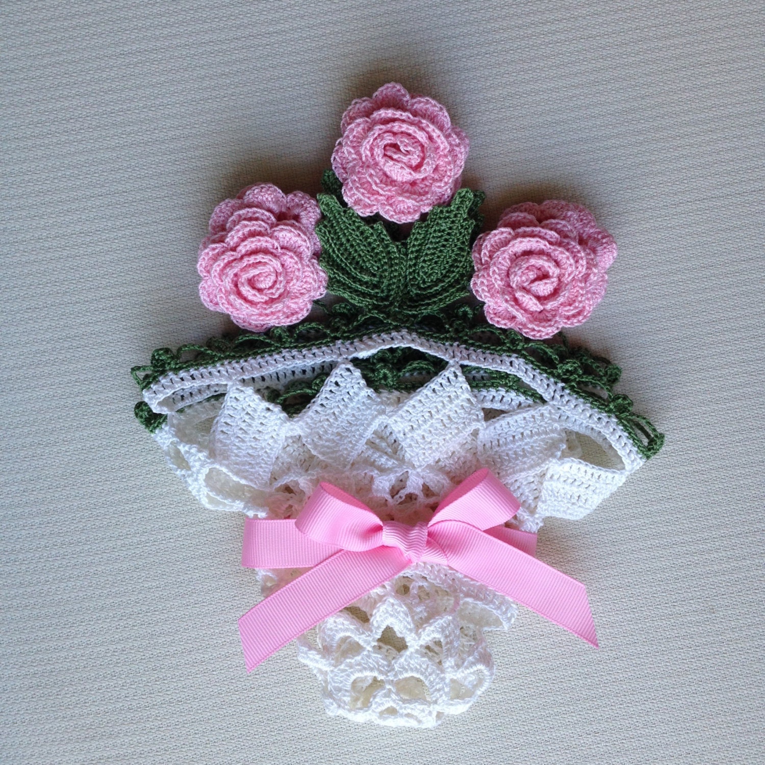 Planted Roses Doily Crochet Patern Instant Download | Etsy