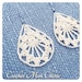 Instant Download Crochet Earring Pattern : Encased Ruffle Drop - Etsy