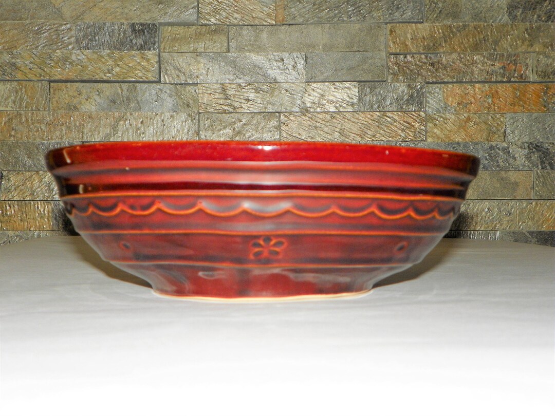 Marcrest Divided Serving Bowl, Mar-crest Oven Proof Stoneware, 9 7/8 ...