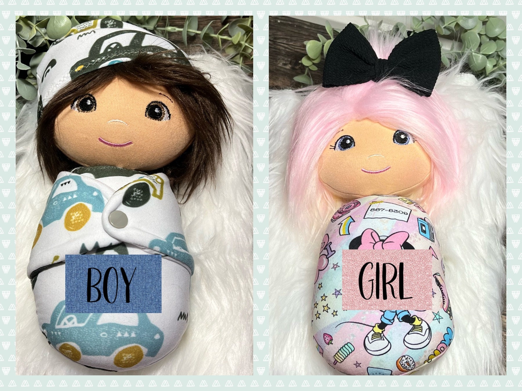 Custom Baby Doll Handmade Cloth Doll Waldorf Inspired - Etsy