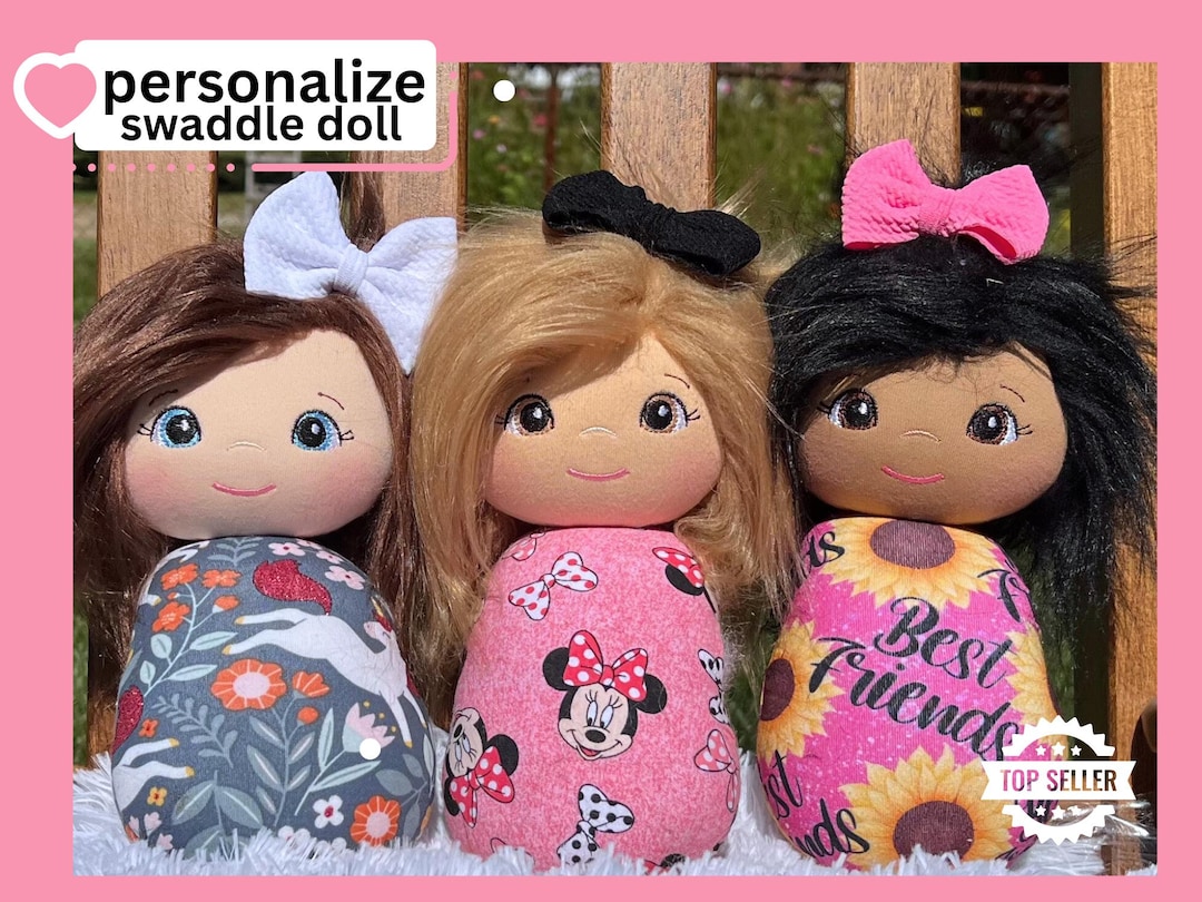 Create Your First Doll - Custom Plush - Personalized Swaddle Baby ...