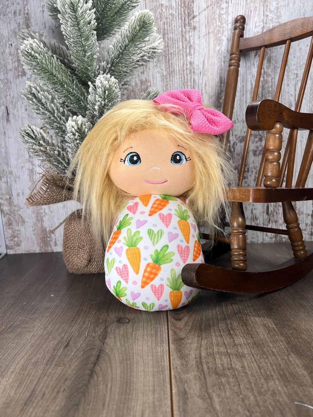 Swaddle Baby, Easter Baby Doll - Blonde Blue Eye Baby Doll - OOAK Baby ...
