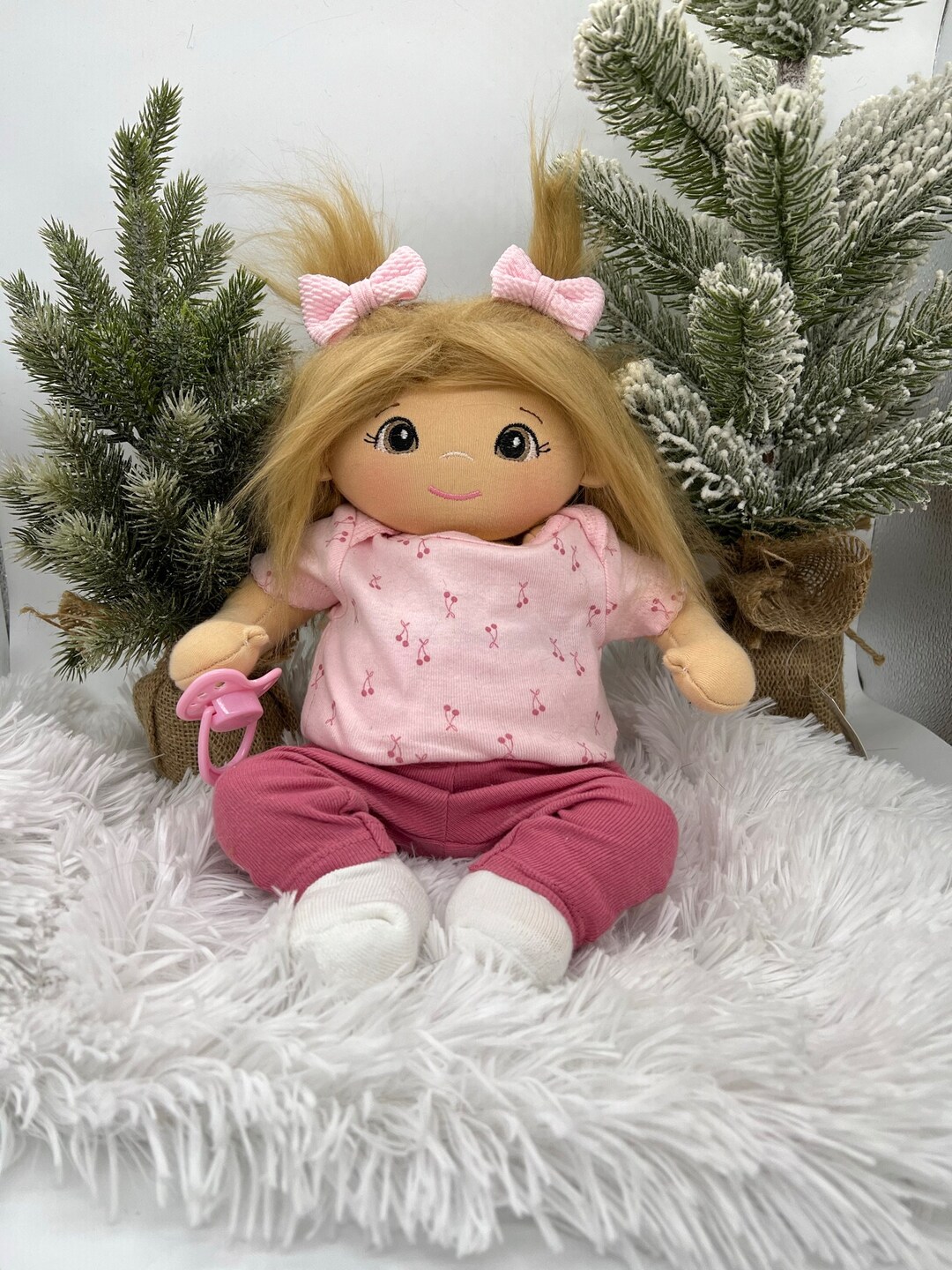 Custom Baby Doll - Handmade Cloth Doll: Custom Baby Doll With Jointed ...