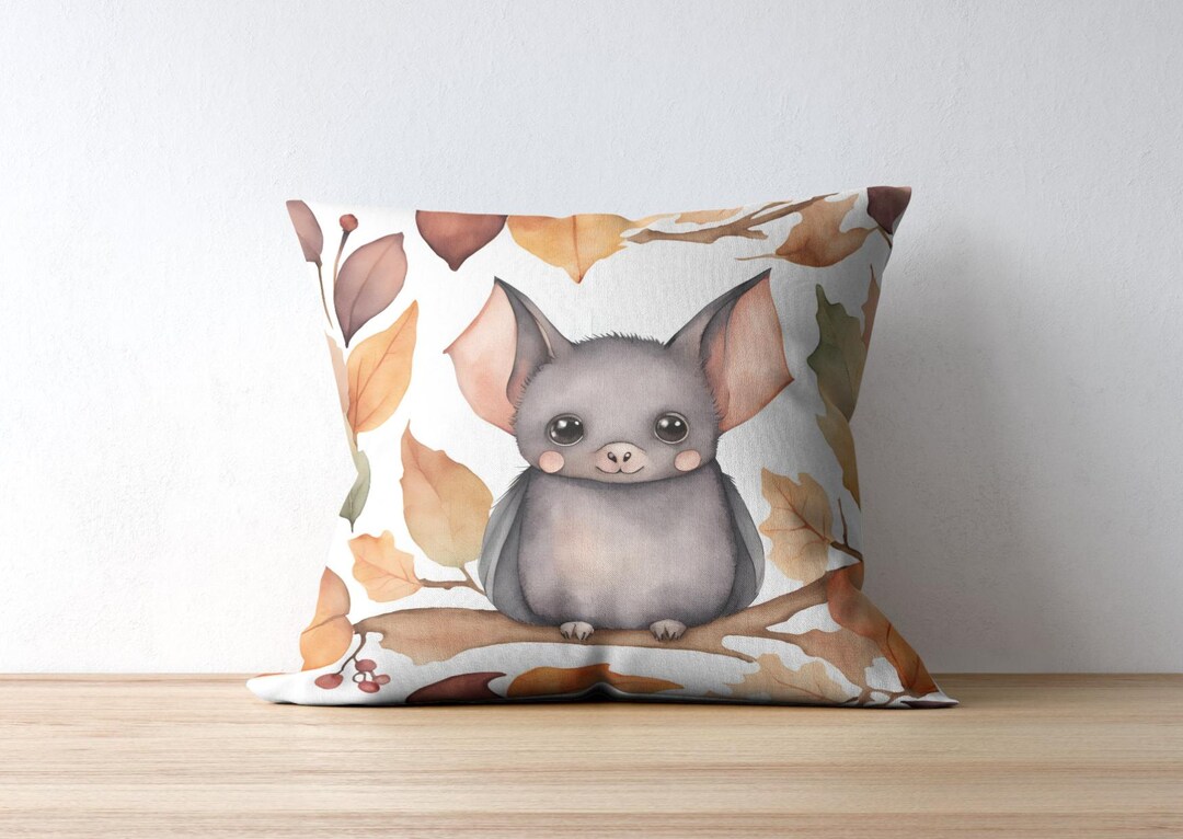 Cute Bat Pillow Nursery Decoration for Halloween Baby Bat Cushion in ...