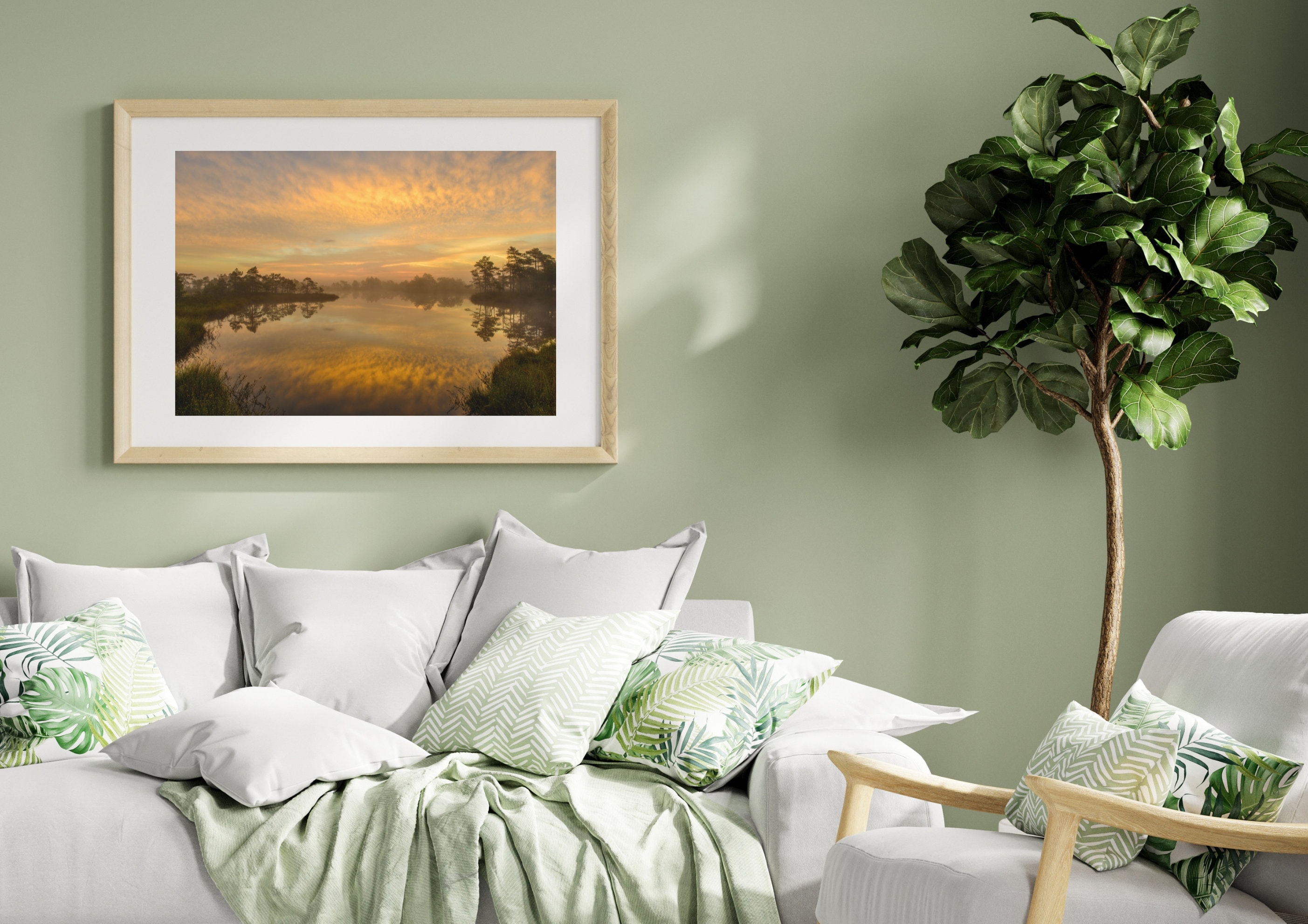 Nature Poster Bog Photography Print Beautiful Sunrise Printable Rise ...