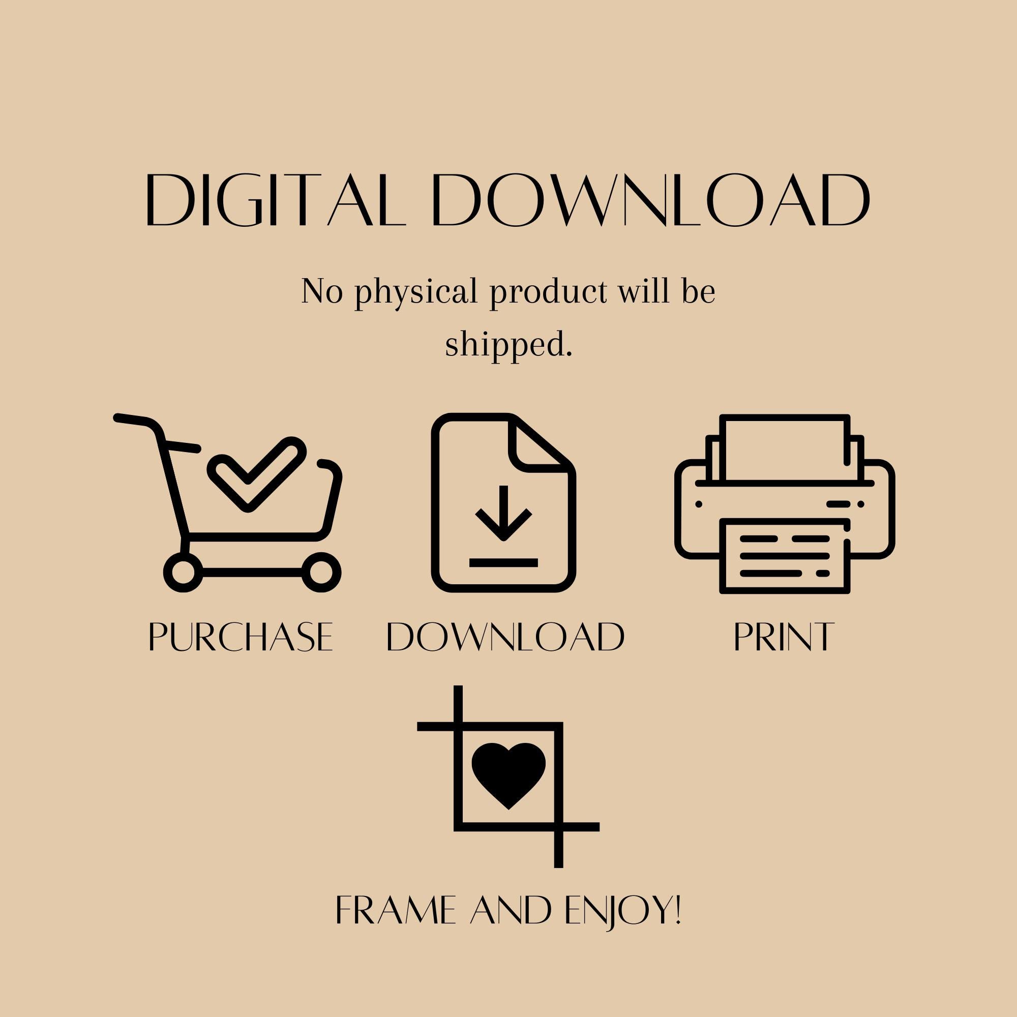 Emotions Poster Fun Kids Room Printable Wall Art Playroom Wall Decor ...