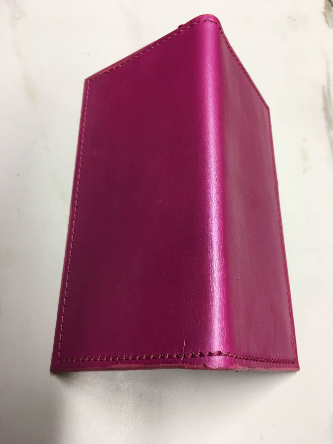 Pink Pearl Leather Checkbook Cover - Etsy