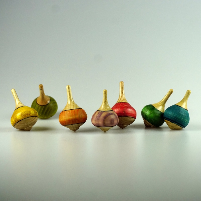 Buy Wooden Spinning Tops Online In India - Etsy India