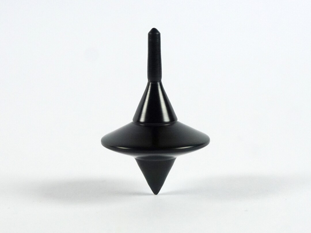 Star Black or Yellow - Mini Spinning Top - Hand Crafted - Etsy
