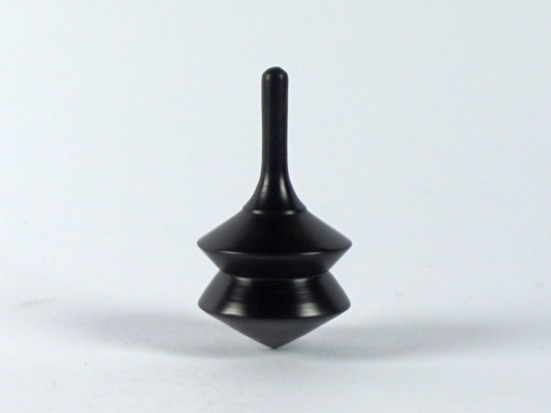 Diabolo Ebony Mini Spinning Top Hand Crafted - Etsy