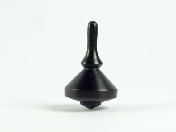 Triangle Ebony Mini Spinning Top Hand Crafted - Etsy