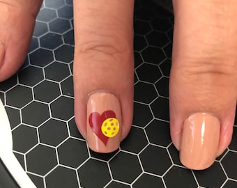 Pickleball Nail Decals - Etsy