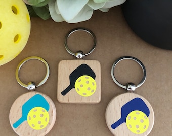 Pickleball Keychain - Etsy