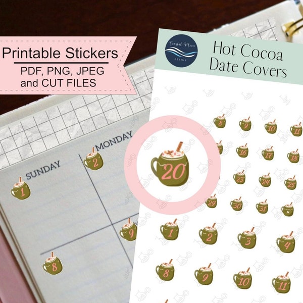 Date Digital Stickers - Etsy