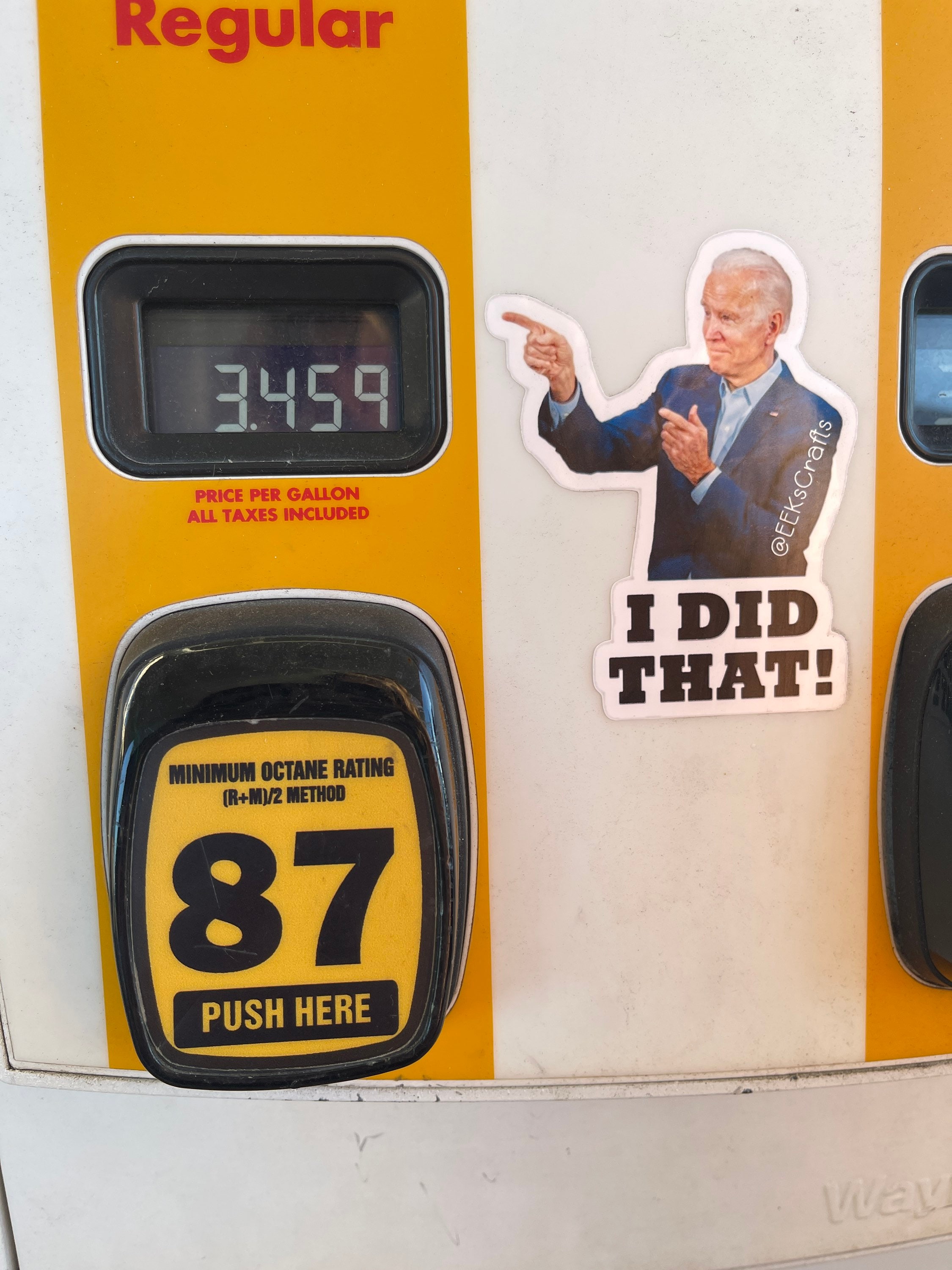 10 Pack I Did That Joe Biden Gas Pump Sticker Joe Biden - Etsy Ireland