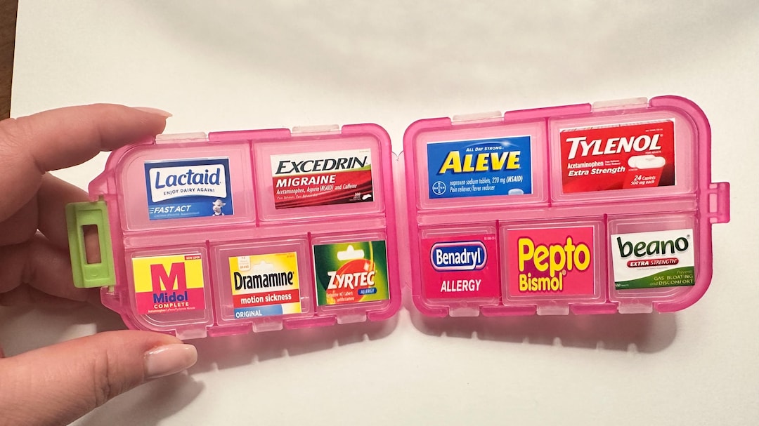 Custom Medication Stickers for Pocket Pharmacy, Travel Pill Labels - Etsy