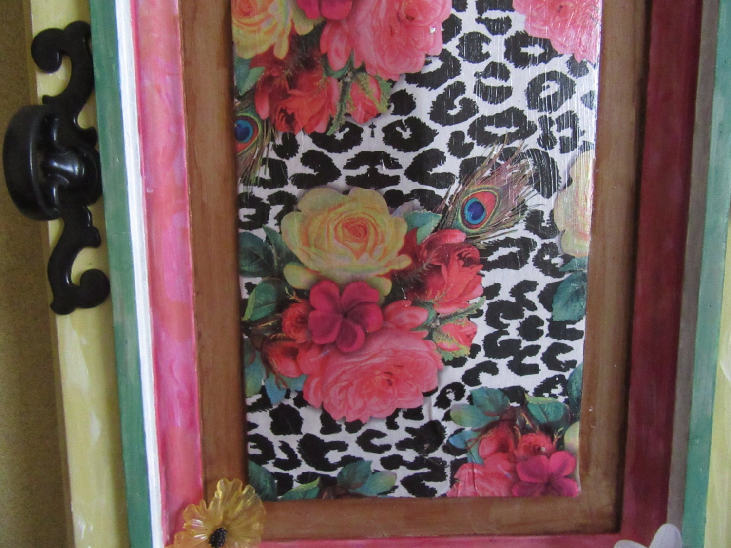 Repurposed Floral Wall Art - Etsy
