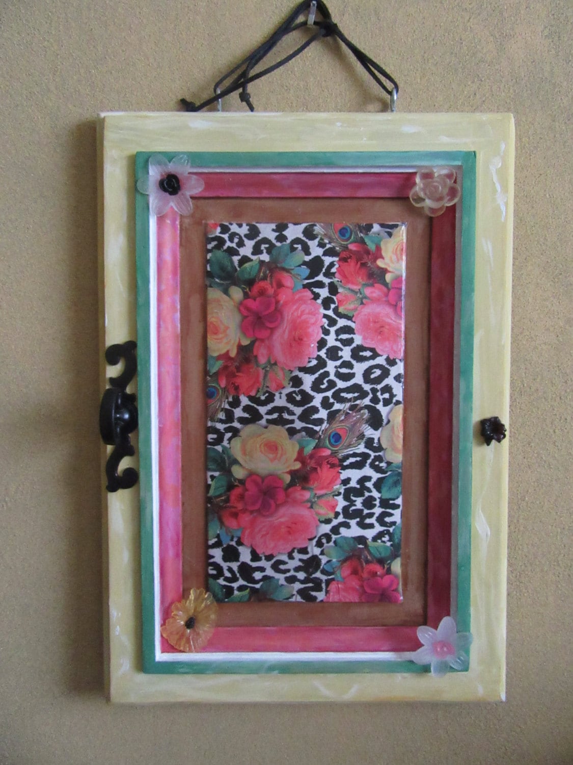 Repurposed Floral Wall Art - Etsy