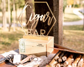 Cigars Sign, Wedding Cigars Sign, Cigar Bar, Wedding Cigar Bar, Cigar ...