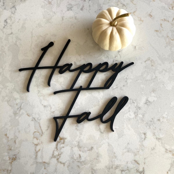 Happy Fall Sign - Etsy
